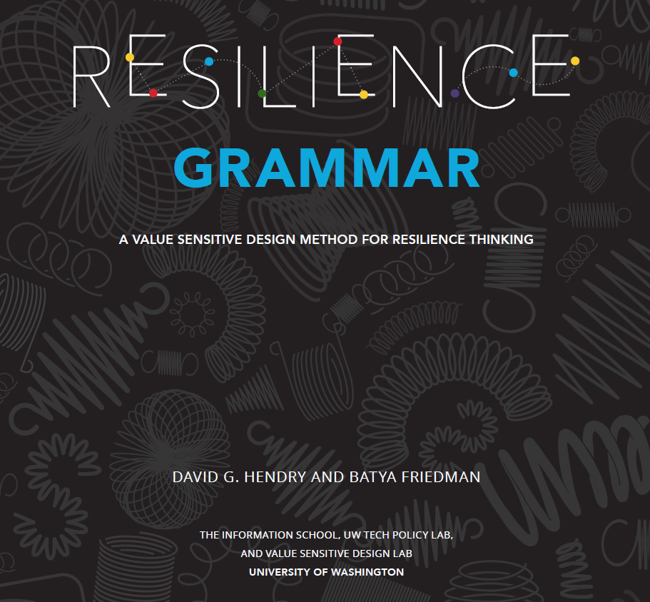 Tech Policy Lab Releases Resilience Grammar A Value Sensitive Design Tech Policy Lab Releases Resilience Grammar A Value Sensitive Design